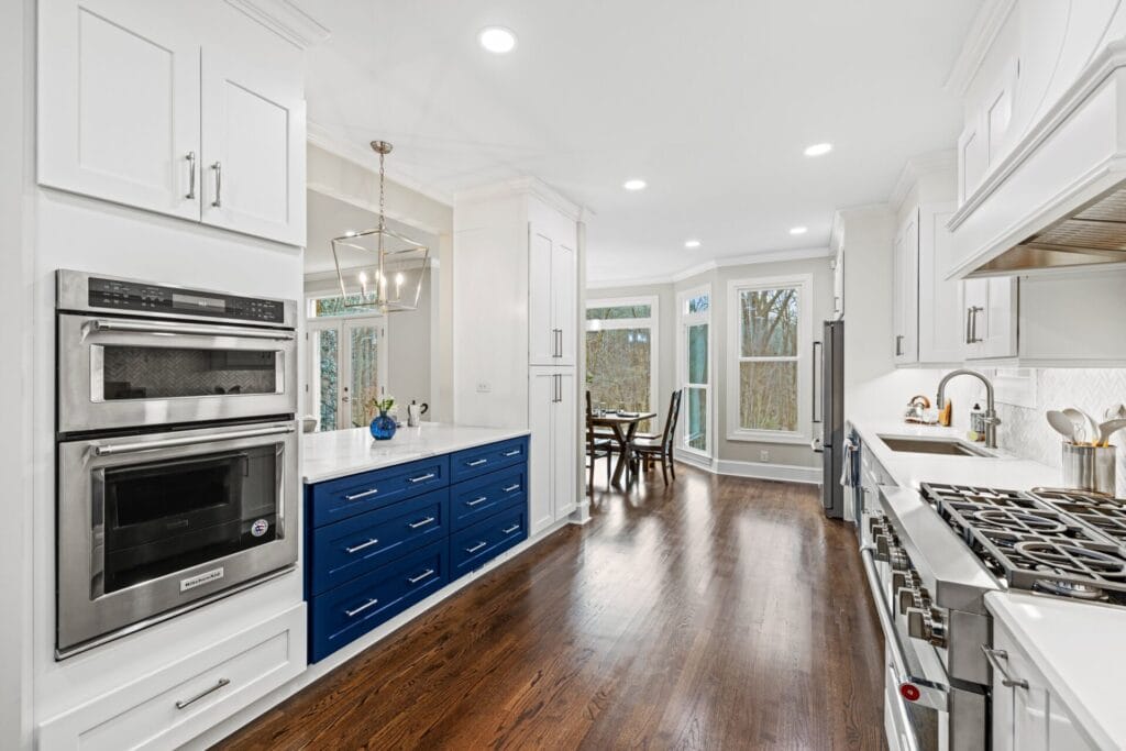 Fort Mill Kitchen Remodel with Pass-Through Island | DGK Charlotte NC