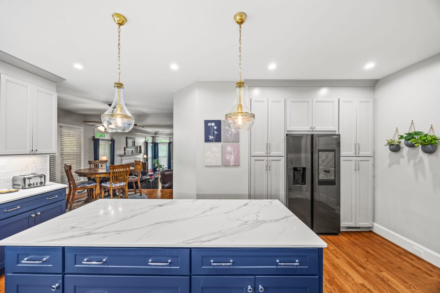 Nautical Kitchen Renovation in Berkeley Forest Charlotte NC | DGK