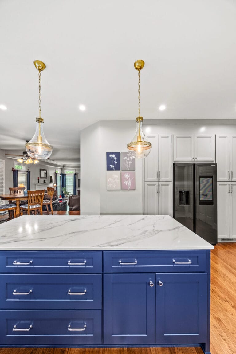 Nautical Kitchen Renovation in Berkeley Forest Charlotte NC | DGK