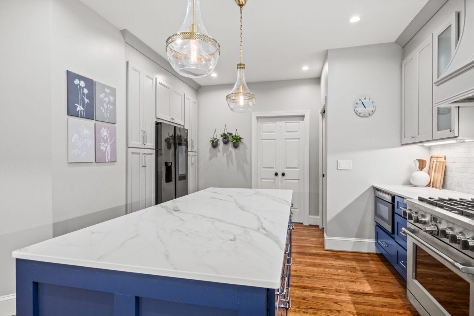 Nautical Kitchen Renovation in Berkeley Forest Charlotte NC | DGK