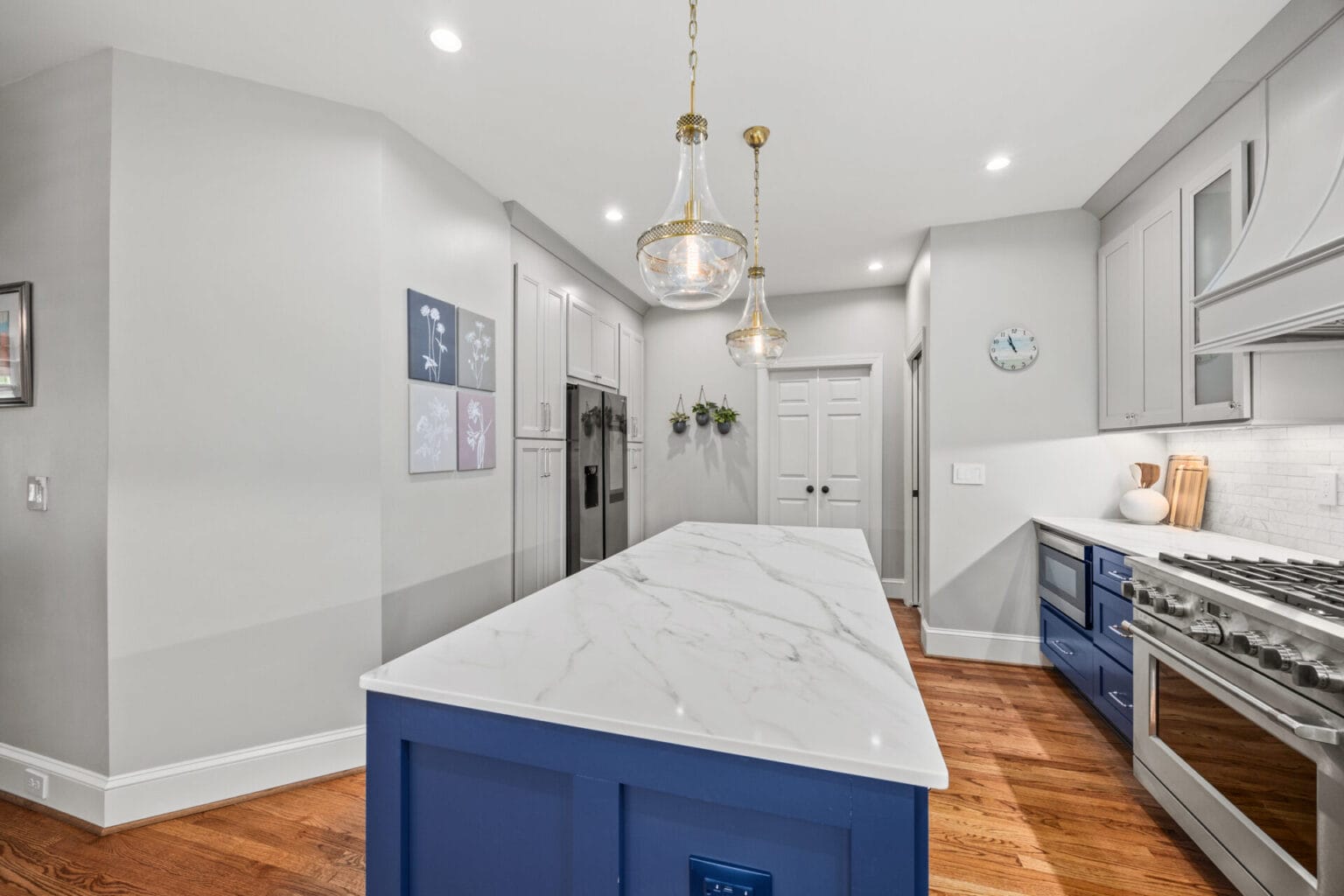 Nautical Kitchen Renovation in Berkeley Forest Charlotte NC | DGK