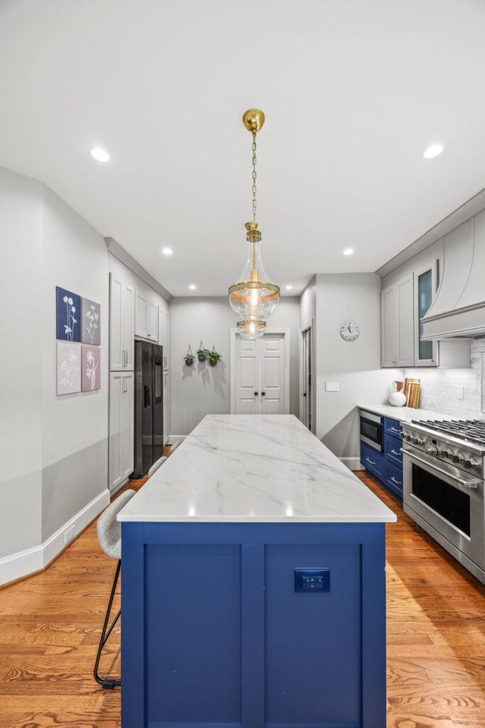 Nautical Kitchen Renovation in Berkeley Forest Charlotte NC | DGK