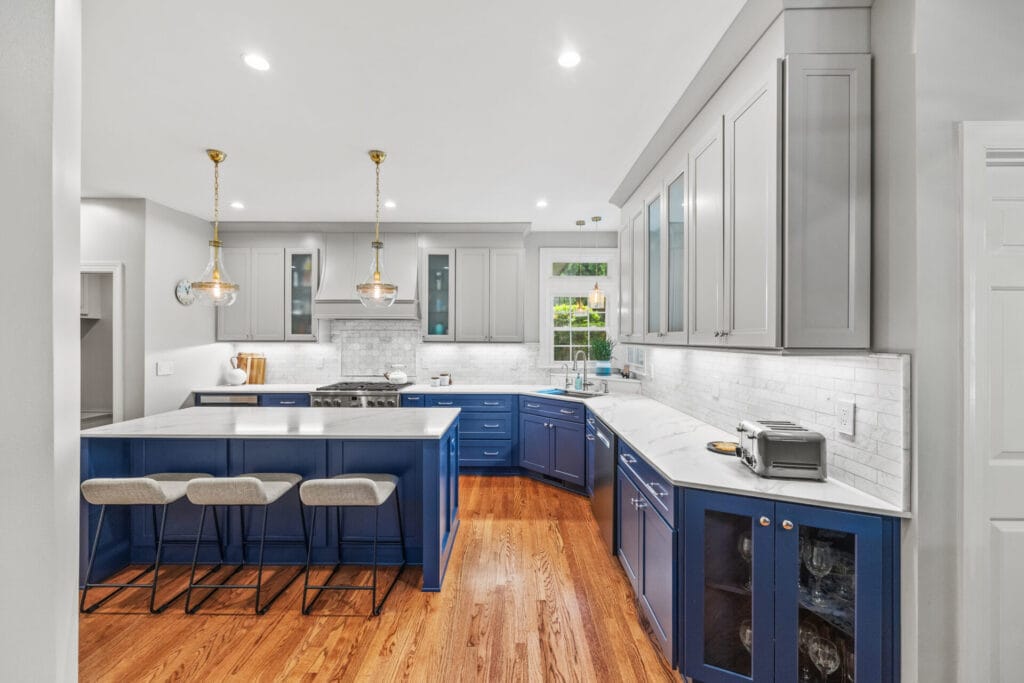 Nautical Kitchen Renovation in Berkeley Forest Charlotte NC | DGK
