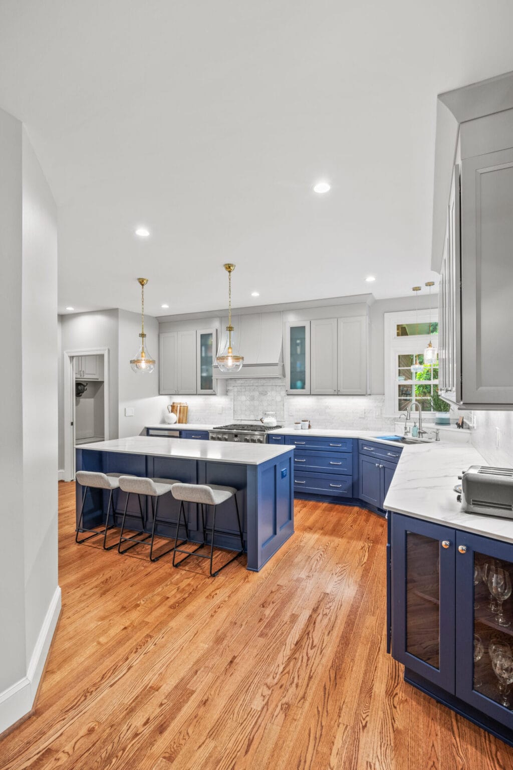 Nautical Kitchen Renovation in Berkeley Forest Charlotte NC | DGK