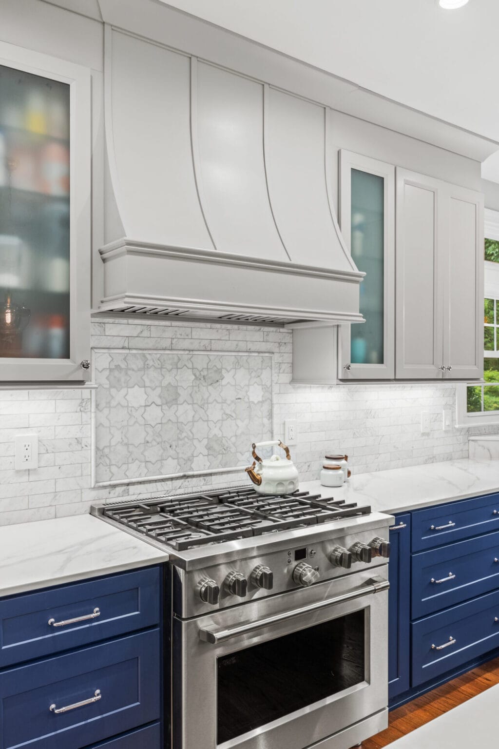 Nautical Kitchen Renovation in Berkeley Forest Charlotte NC | DGK