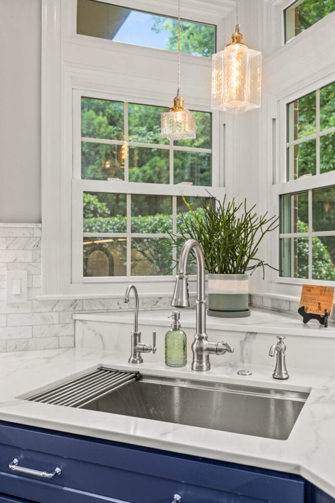 Nautical Kitchen Renovation in Berkeley Forest Charlotte NC | DGK