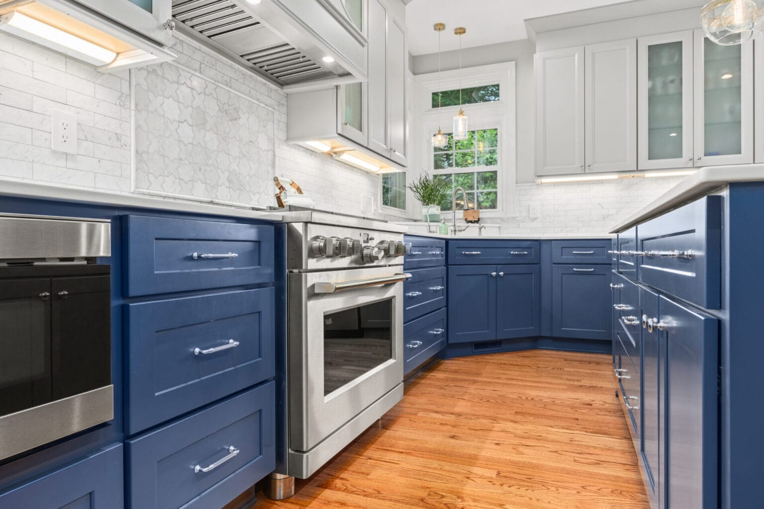 Nautical Kitchen Renovation in Berkeley Forest Charlotte NC | DGK